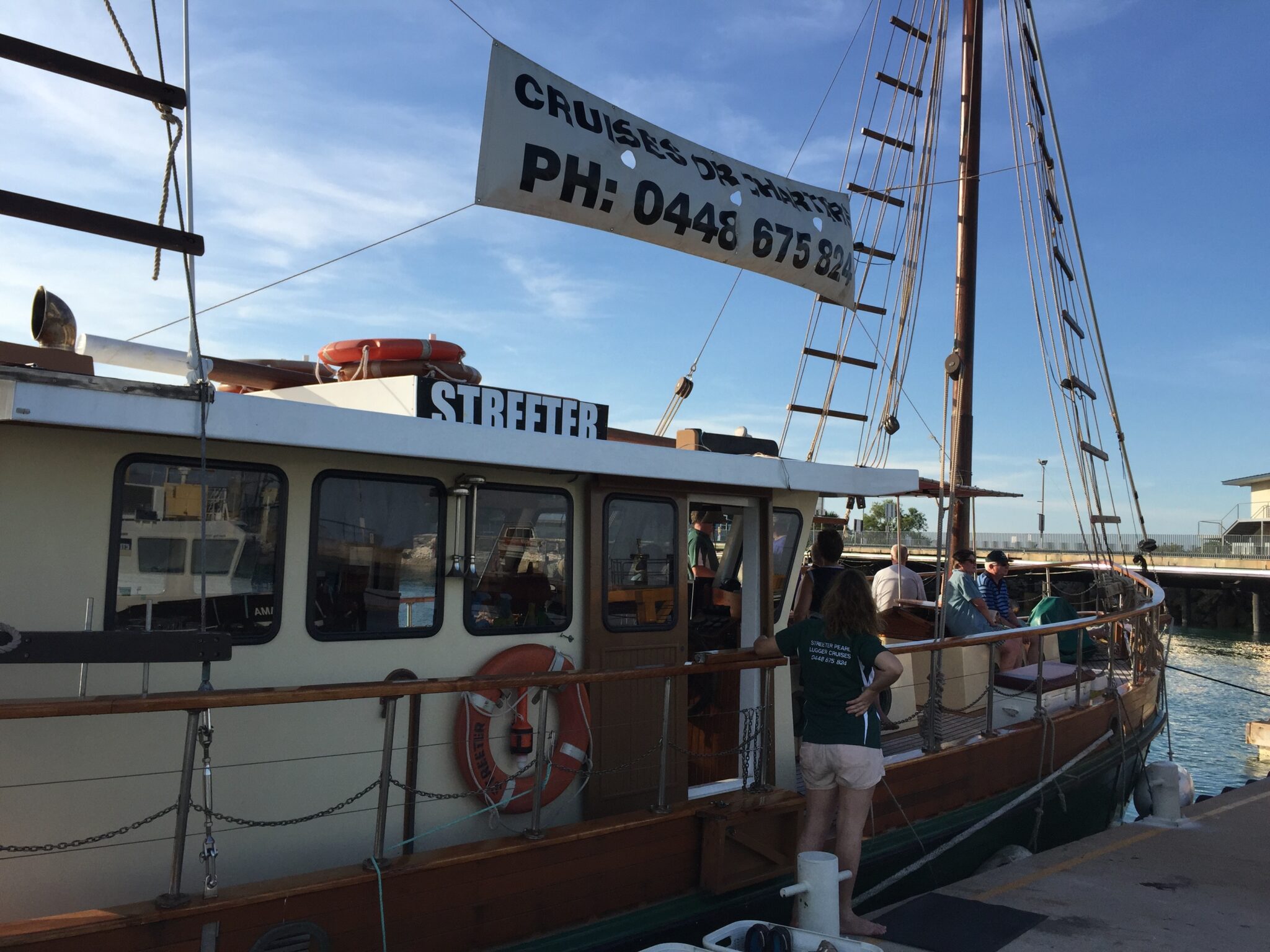 Let’s enjoy Sunset on the sea, Streeter Pearl Lugger Cruises – Yohei ...