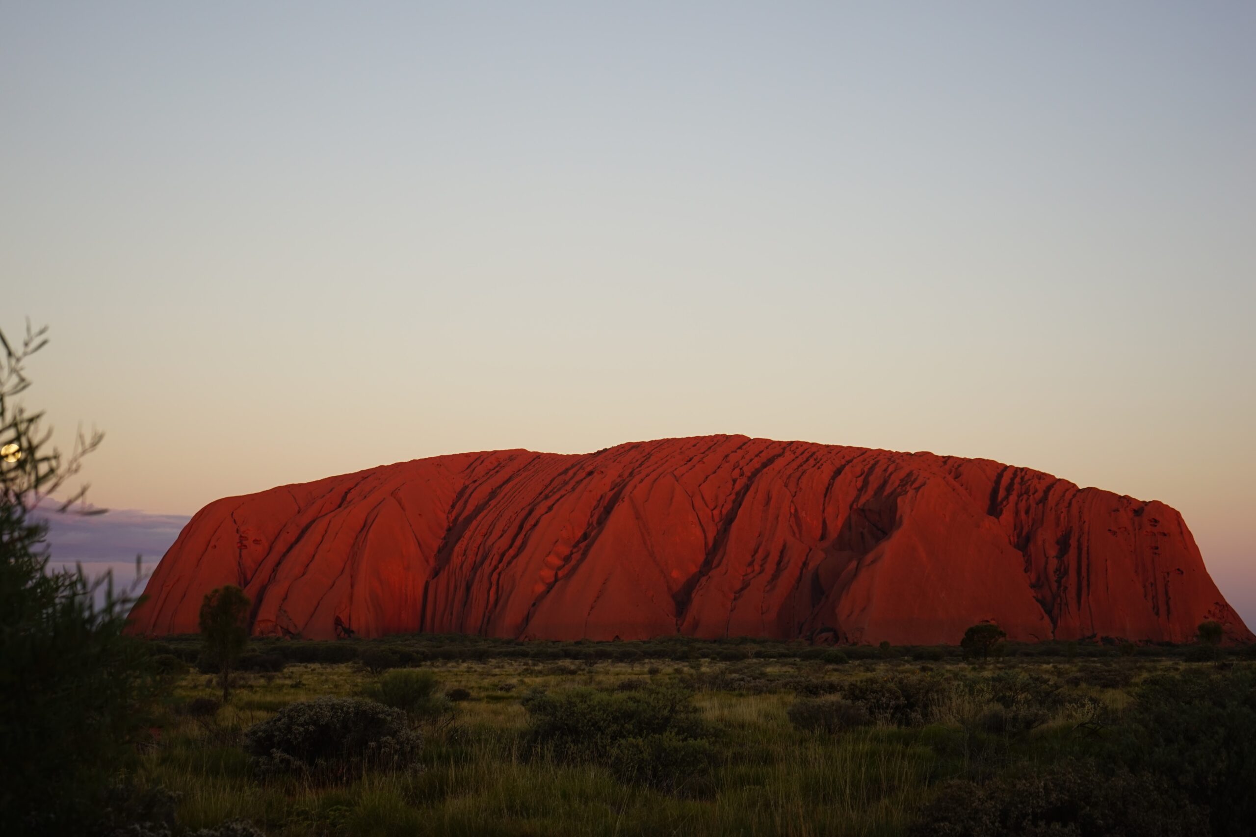Four days travel, Uluru-Kata Tjuta National Park (1/4), Sunset at Uluru ...